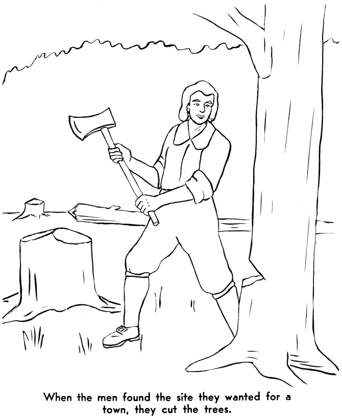 colonies coloring page