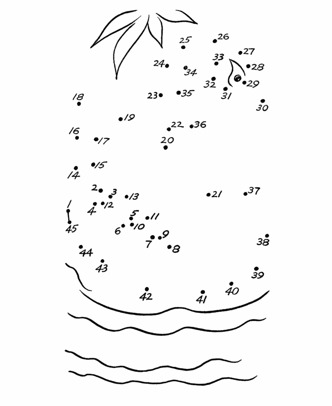 Bluebonkers Dot To Dot Coloring Pages Up To 50 Dots 11